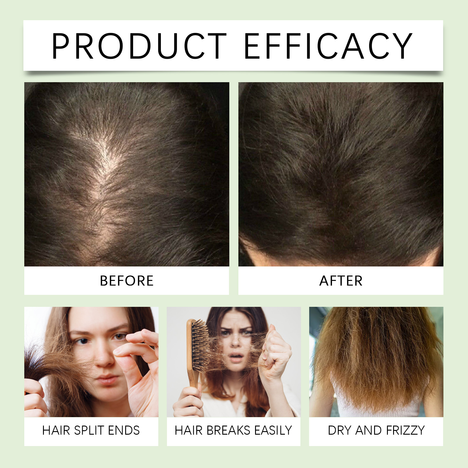 Hoegoa 坚果蛋白修护发膜 滋润毛发护发滋养保湿柔顺秀发发膜-HG-A03-0339-01-西之月全球货盘网