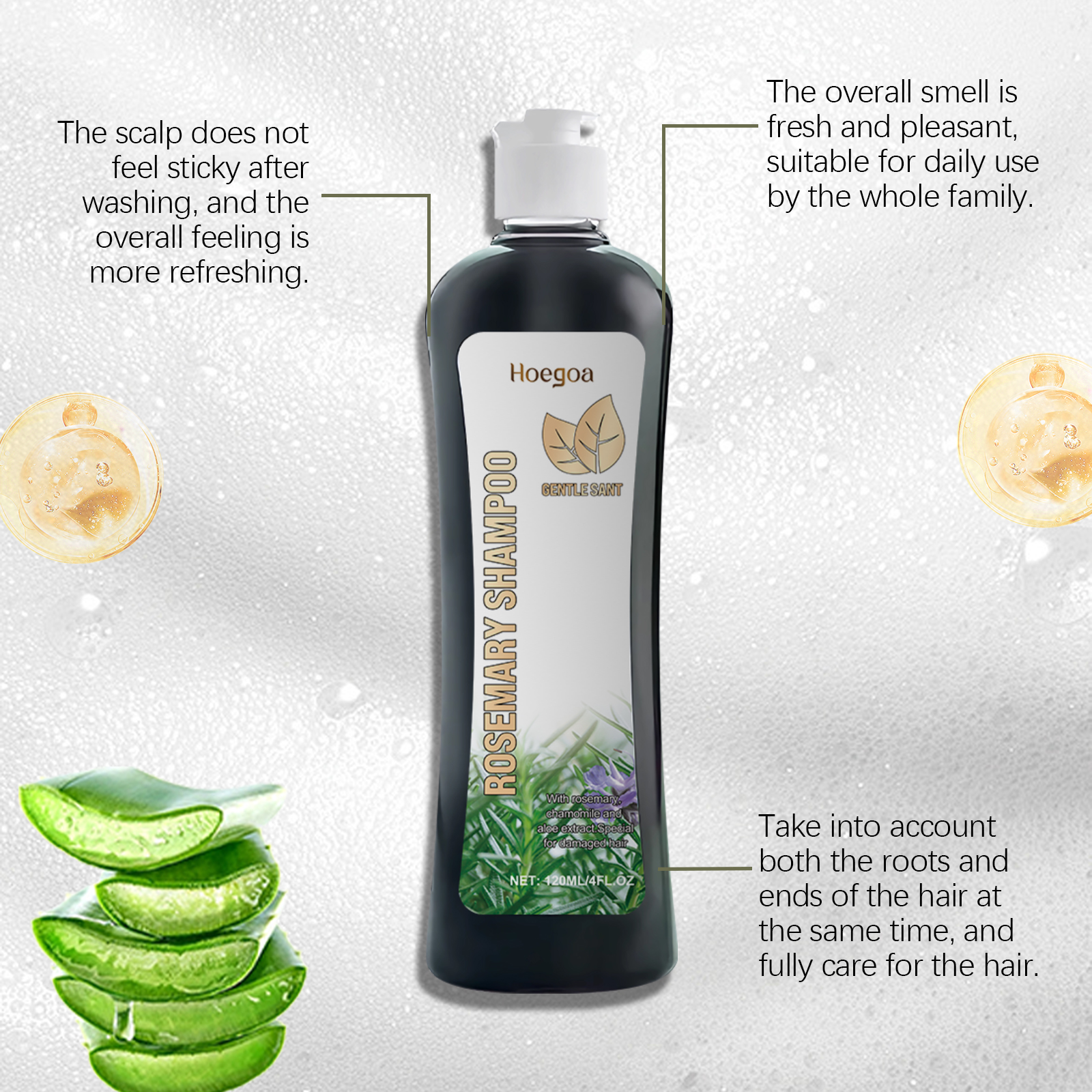 Hoegoa 迷迭香金鸡纳护发套装 滋养保湿头发自然光泽柔顺洗护套装-HG-A03-0605-01-西之月全球货盘网