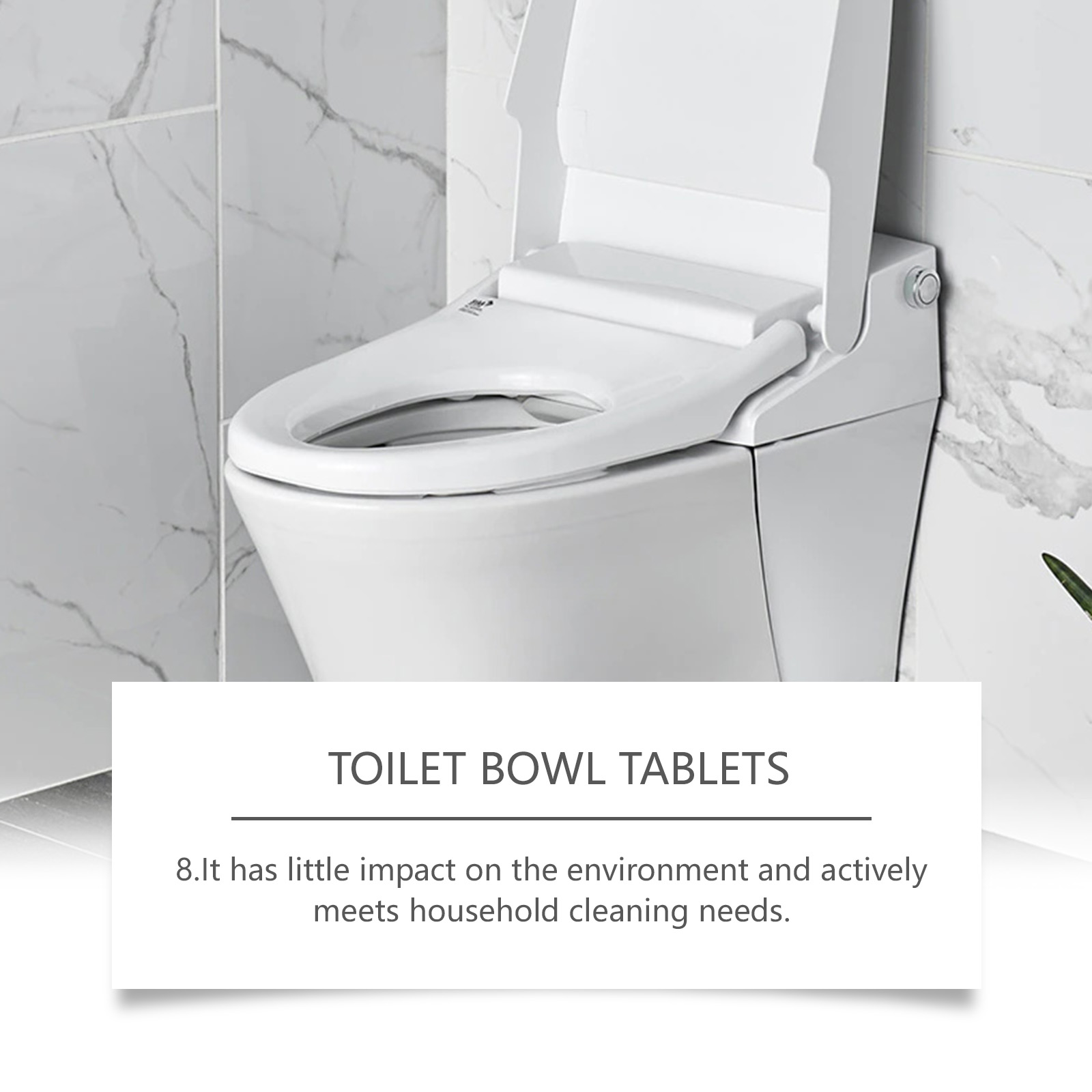 Jue Fish Toilet Toilet Cleaning Effervescent Tablet, Quick Dissolving ...